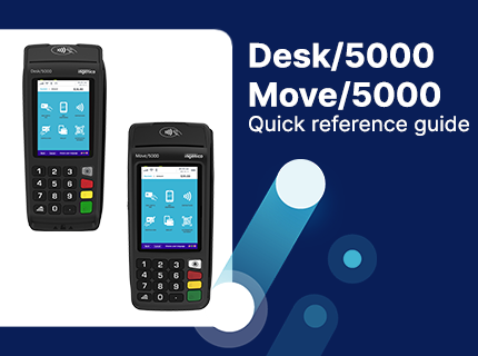 Ingenico | Desk/5000 & Move/5000 - Quick reference guide - UOB